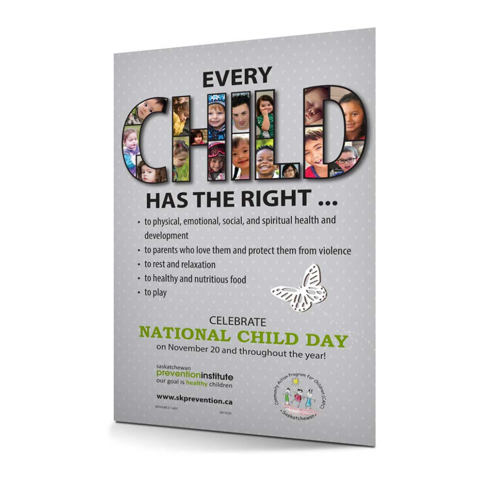 National Child Day Poster - Saskatchewan Prevention Institute