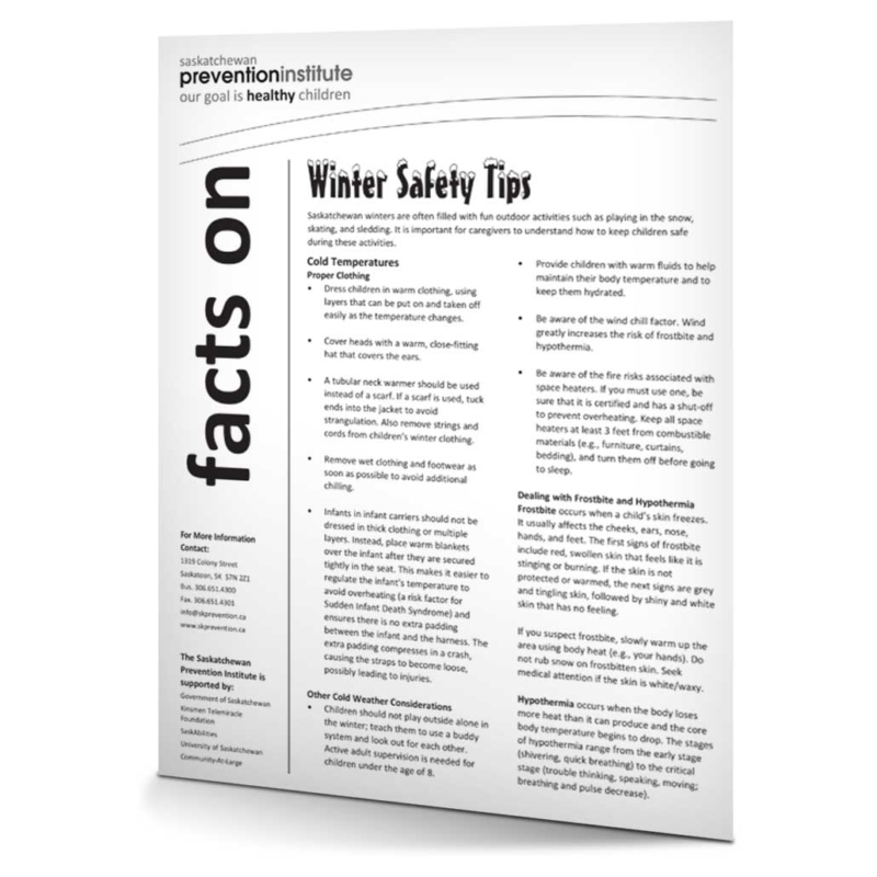 Winter Safety - Saskatchewan Prevention Institute