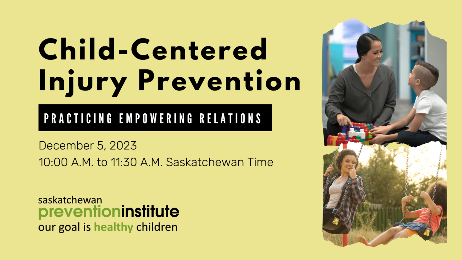 Child-Centered Injury Prevention: Practicing Empowering Relations ...