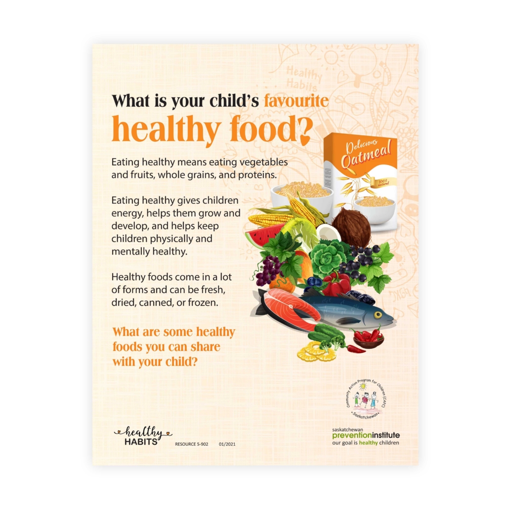 What is your child’s favourite healthy food? - Saskatchewan Prevention ...