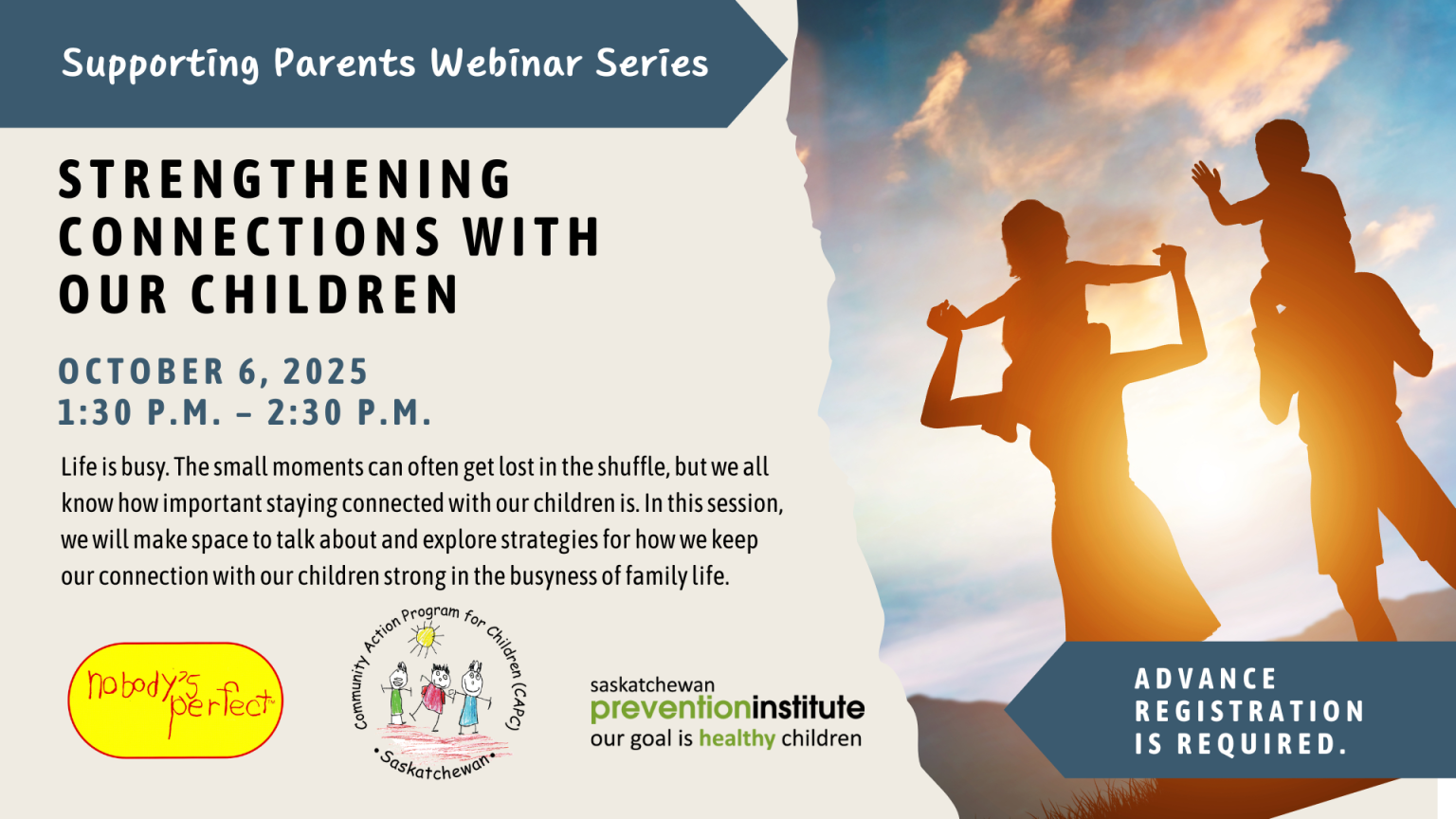 Strengthening Connection with Our Kids - Saskatchewan Prevention Institute