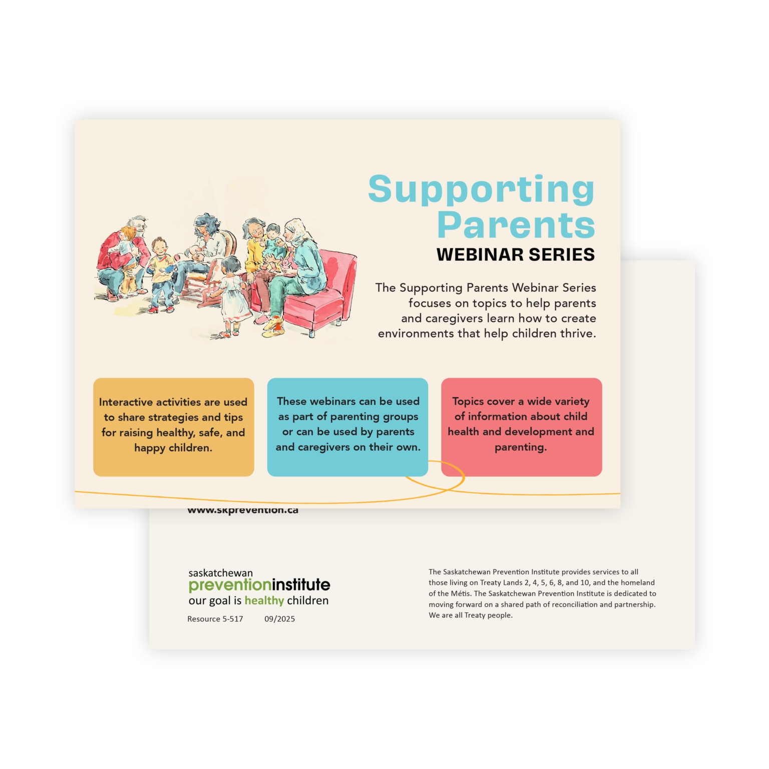 Supporting Parents Webinar Series - Saskatchewan Prevention Institute